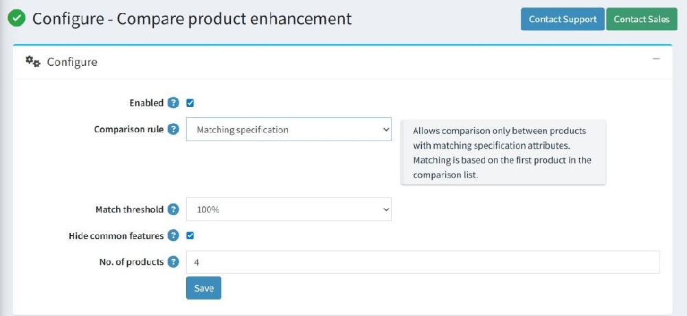 Install & Configure Plugin Guide - Compare Product Enhancement