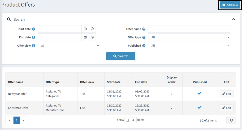 Plugin Guide - Product Offers - Product Offers