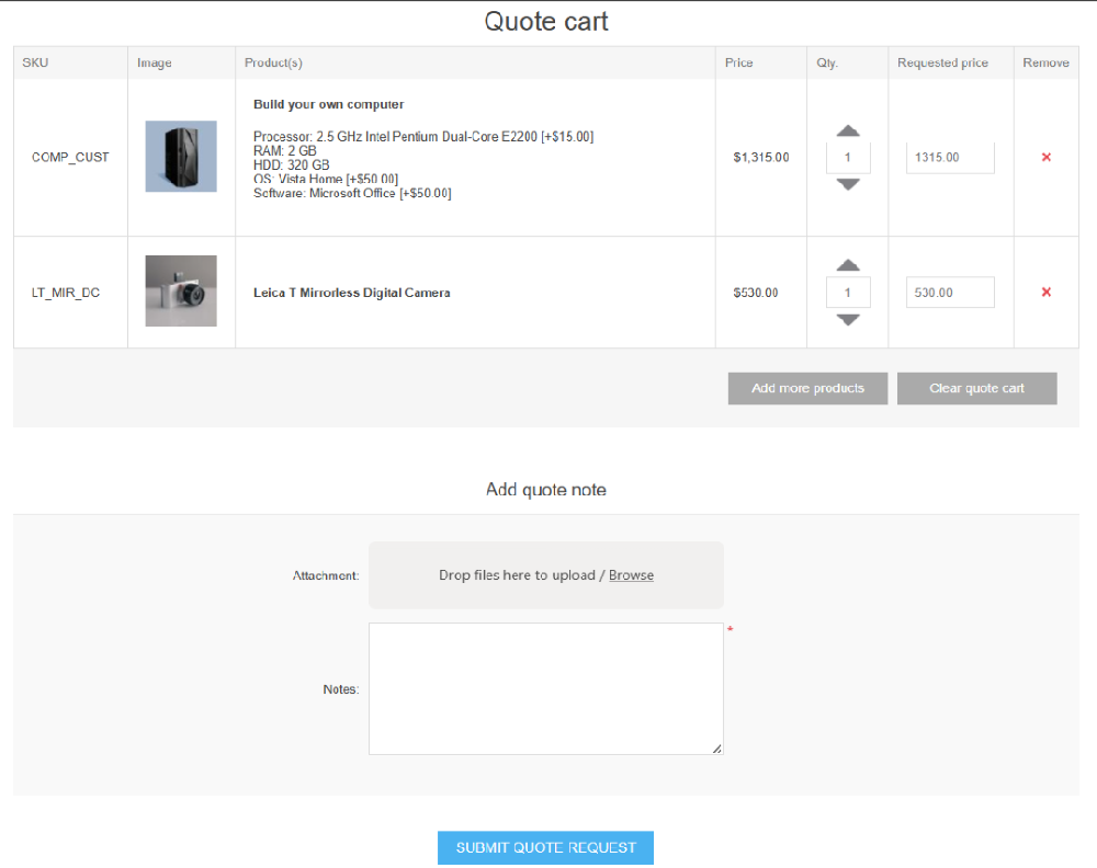 Customer Workflow in nopCommerce Plugin - Request a quote
