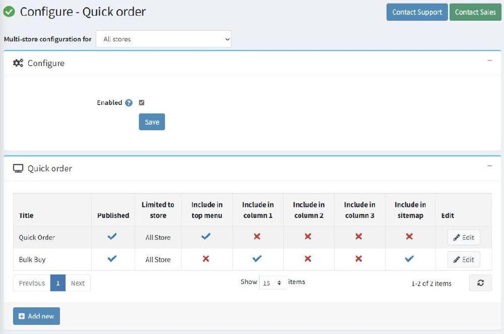 Configure Quick Order Plugin for nopCommerce - NopAdvance - Quick Order